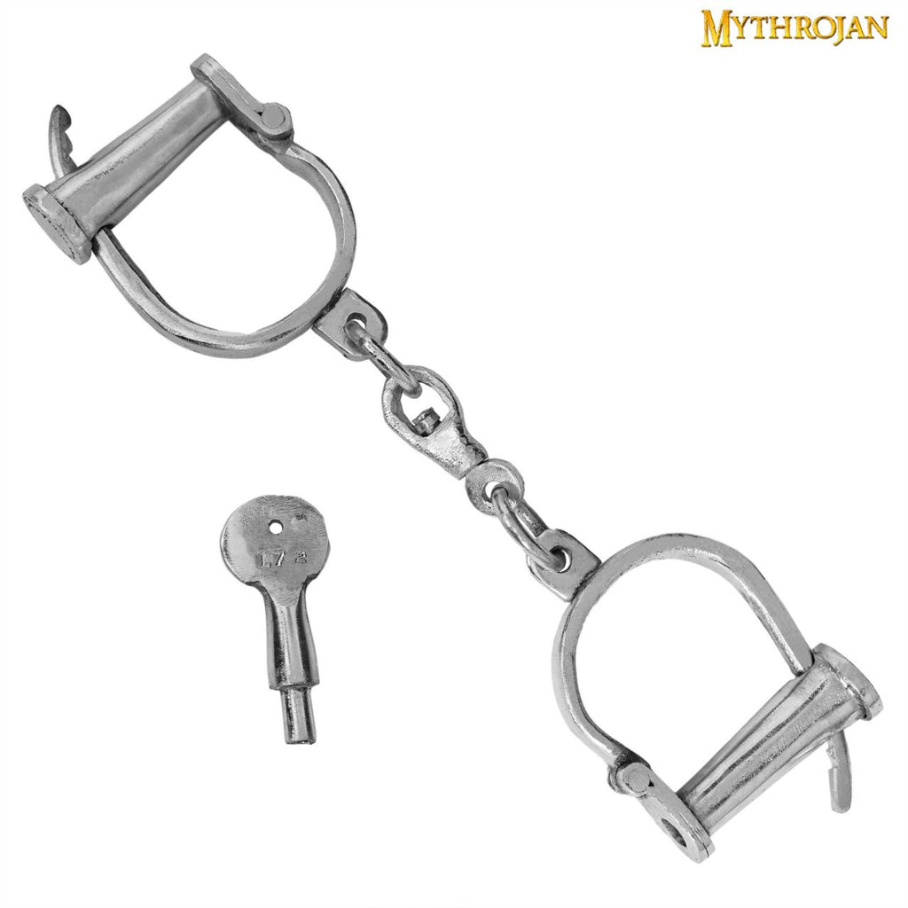 Mythrojan Medieval Solid Steel Handcuffs