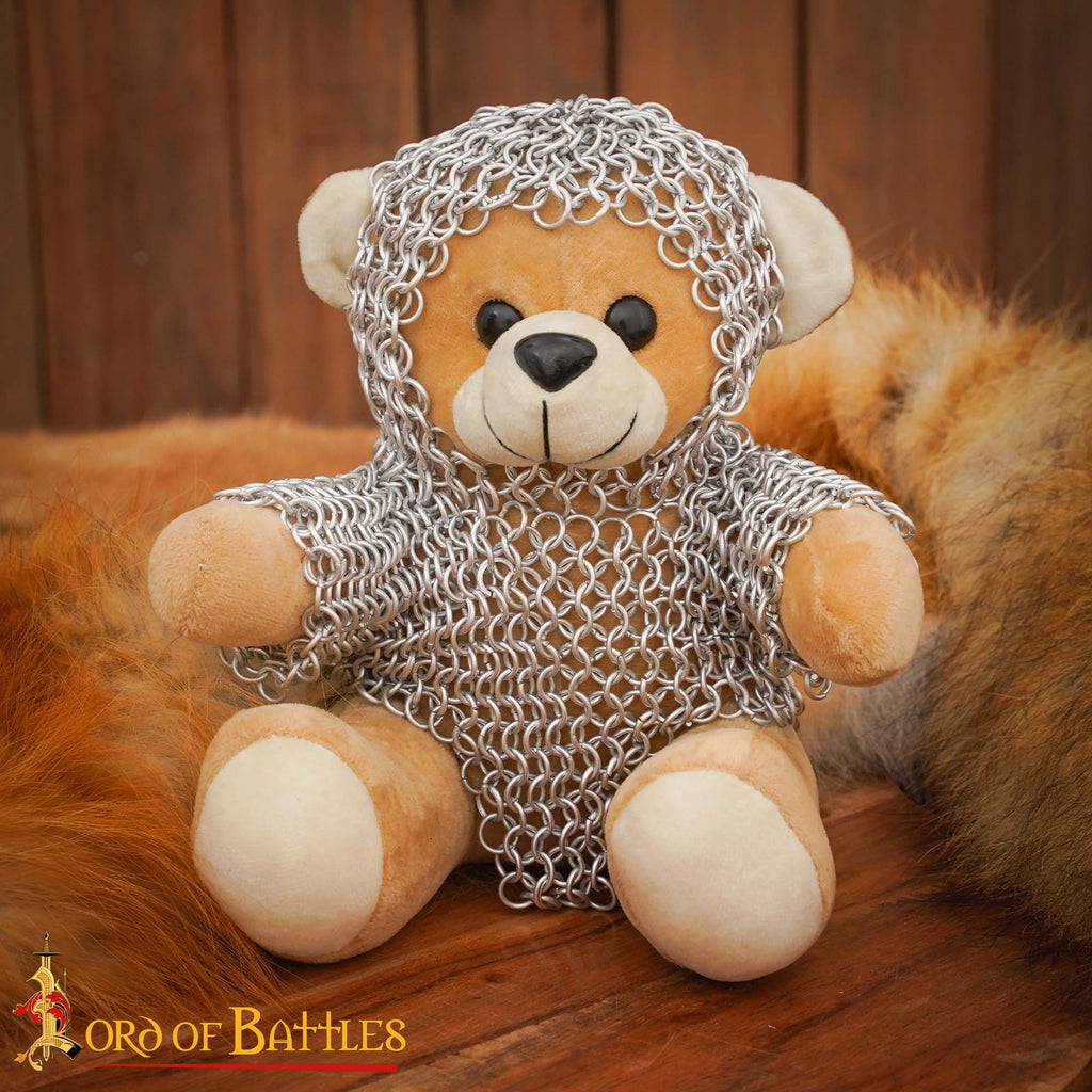 Medieval Chainmail Knight Teddy Bear | Medieval Store