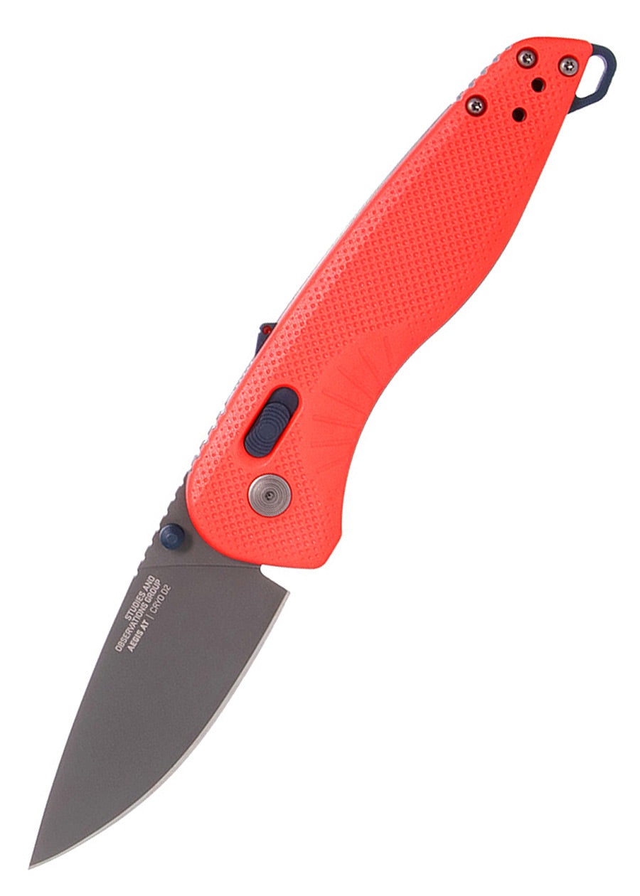 Sog Aegis At - Rescue Red, Indigo, Navaja De Bolsillo