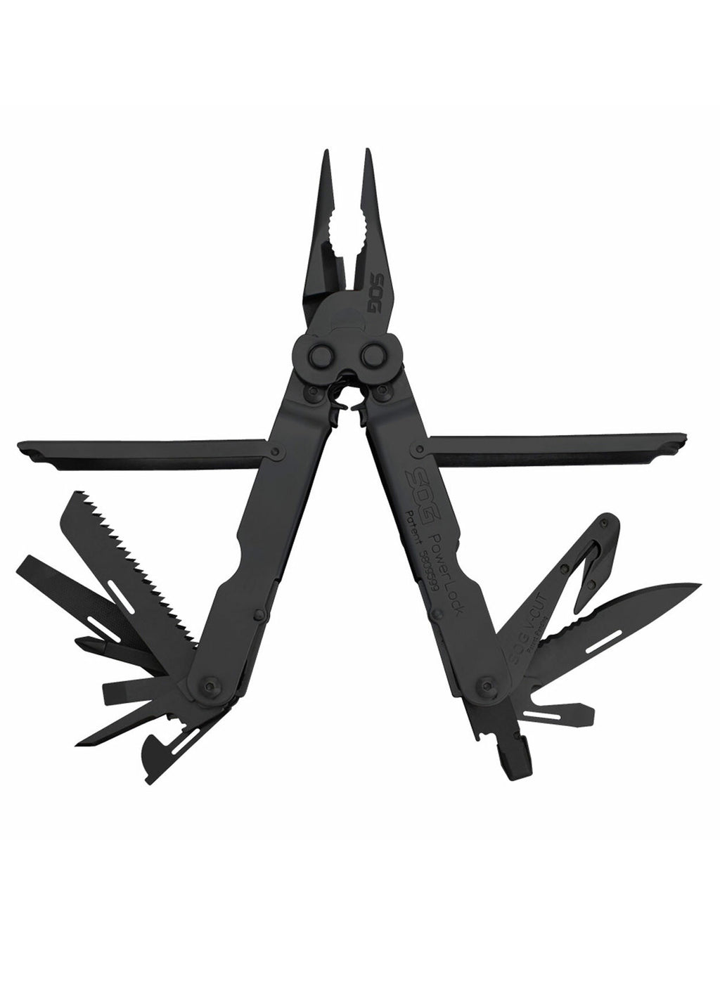 Sog Powerlock Eod W-v-cutter, Óxido Negro, Multiherramienta